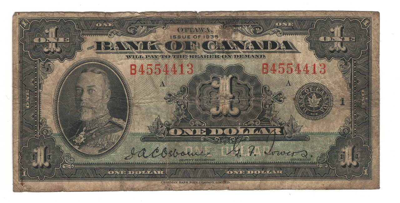BANKNOTES - Canada - Bank of Canada - Canadian 1935 Banknotes - Page 1 ...