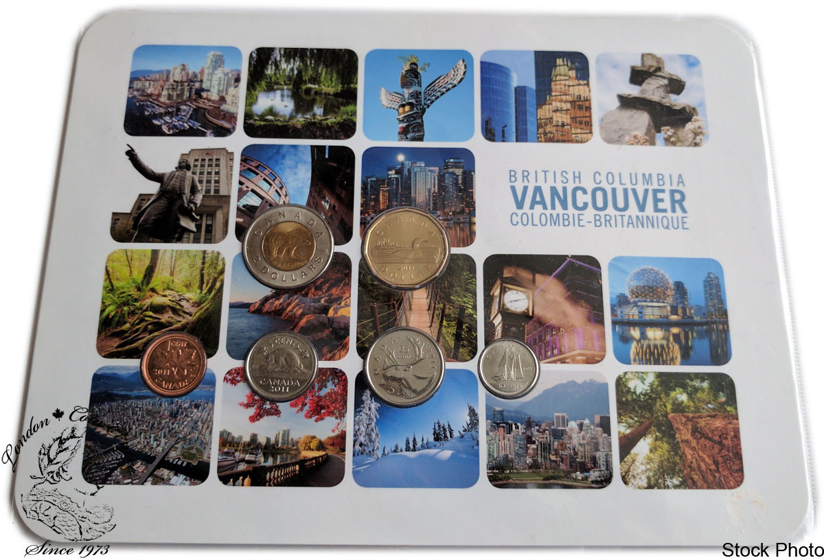 Canada: 2011 British Columbia Vancouver 125th Birthday Coin Collection ...