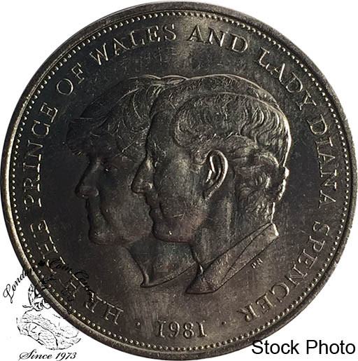 Great Britain: 1981 25 New Pence Lady Diana & Prince Charles Wedding ...