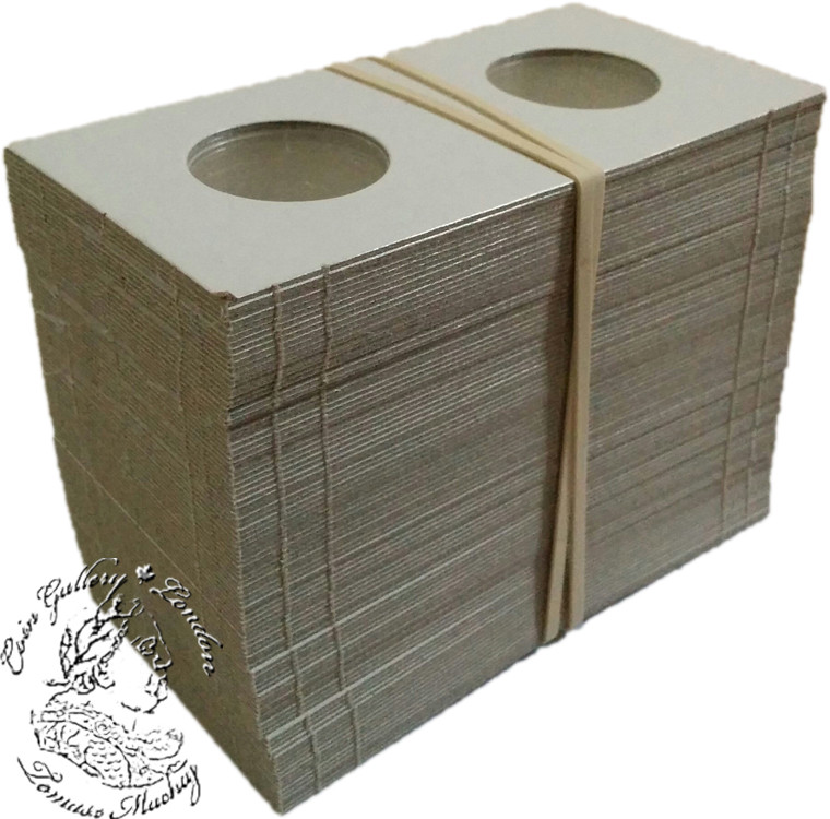 100 x 25 Cent size Cardboard 2x2 Flips (Holders) - London Coin Centre Inc.