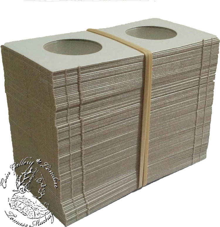 100 x Nickel 50 Cent, Loonie size Cardboard 2x2 Flips (Holders ...