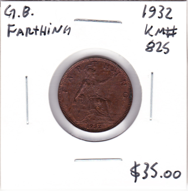 Great Britain: 1932 Farthing - London Coin Centre Inc.