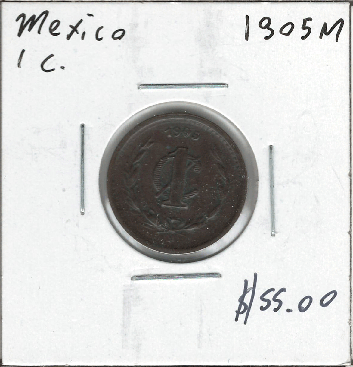 Mexico: 1905M 1 Centavo - London Coin Centre Inc.