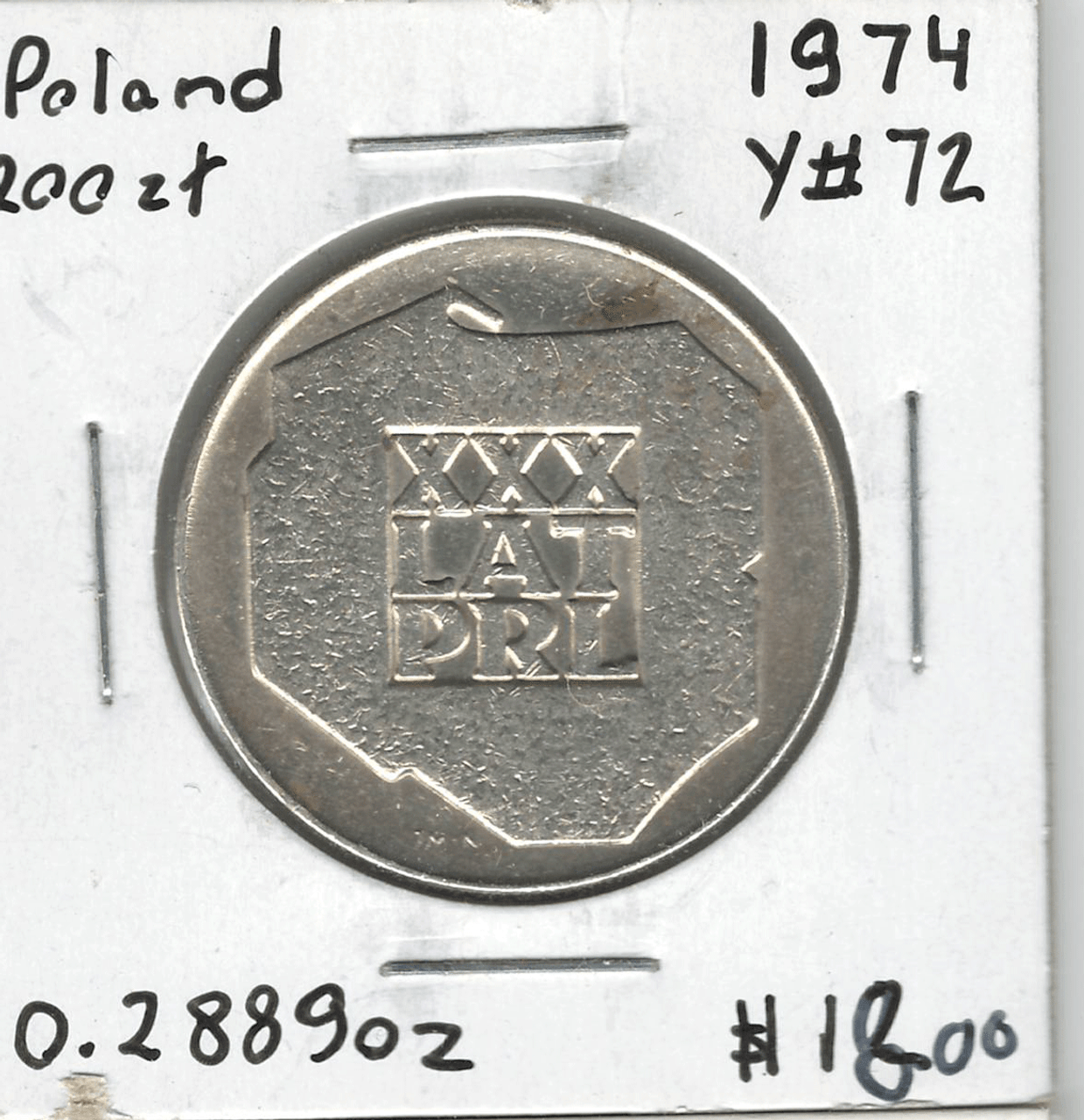 Poland: 1974 200 Zlotych - London Coin Centre Inc.