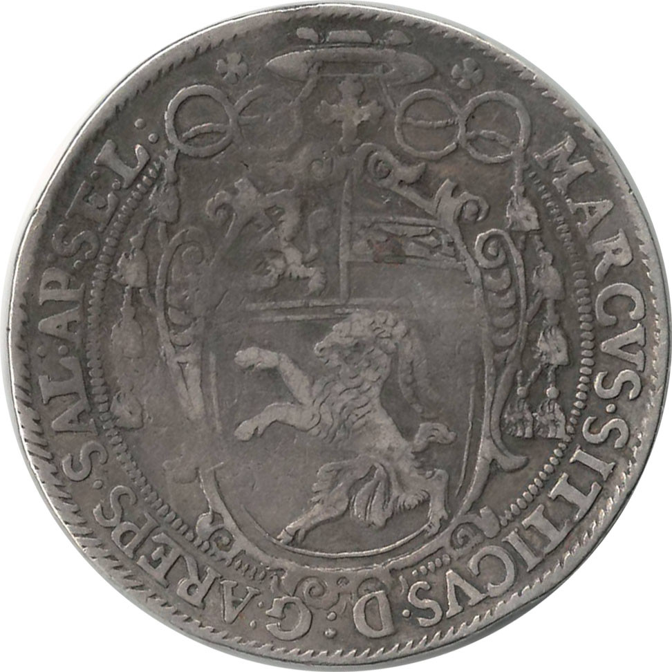 Austria, Salzburg: 1618 Silver Thaler Markus Sittikus - London Coin ...
