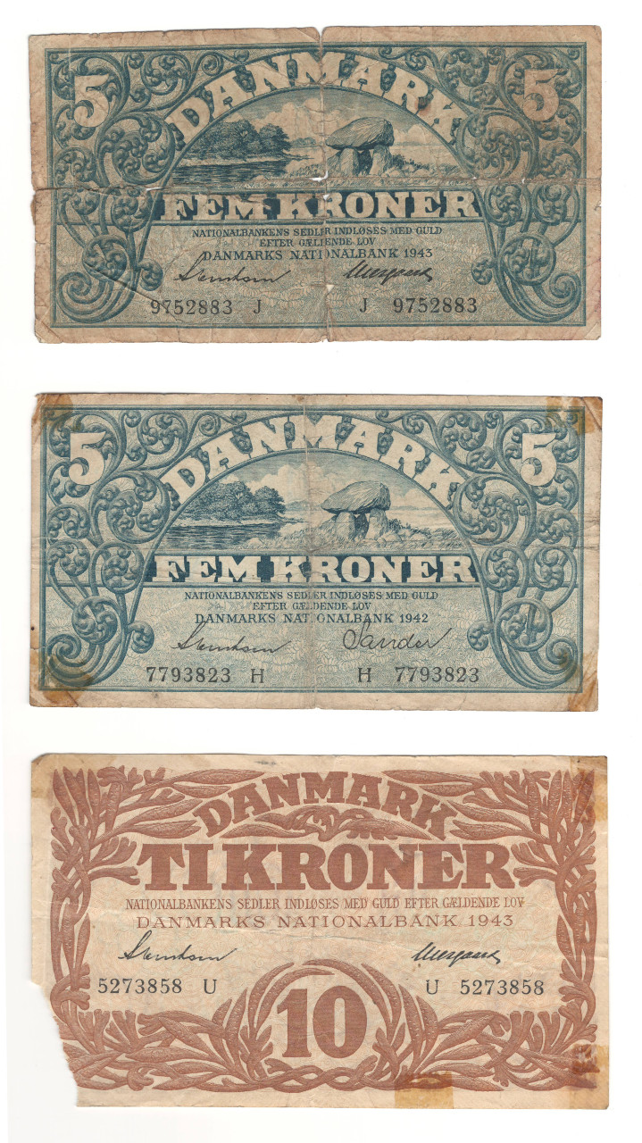 Denmark: Banknote Lot Collection (3 Pieces) - London Coin Centre Inc.