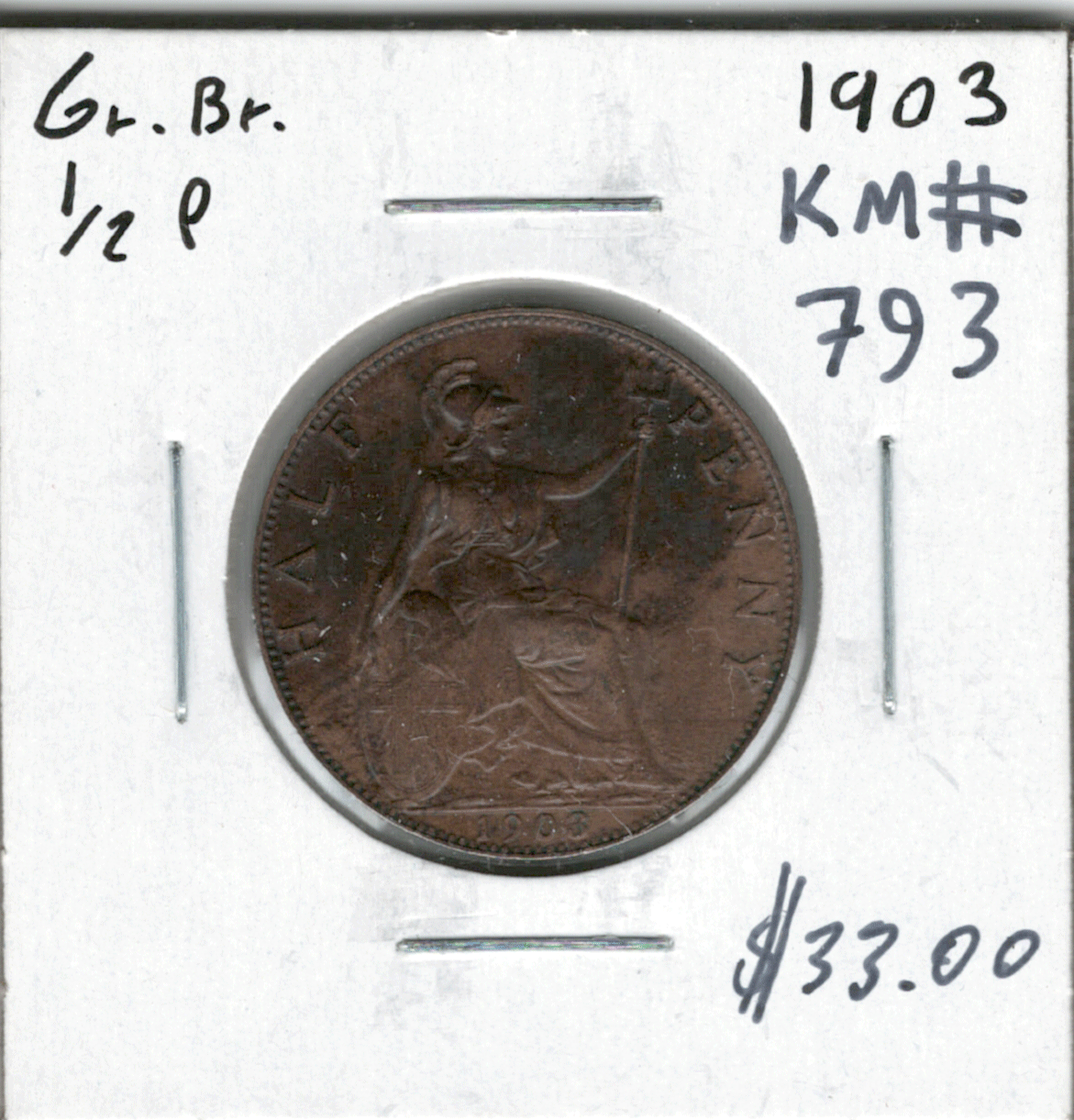 Great Britain: 1903 1/2 Penny - London Coin Centre Inc.