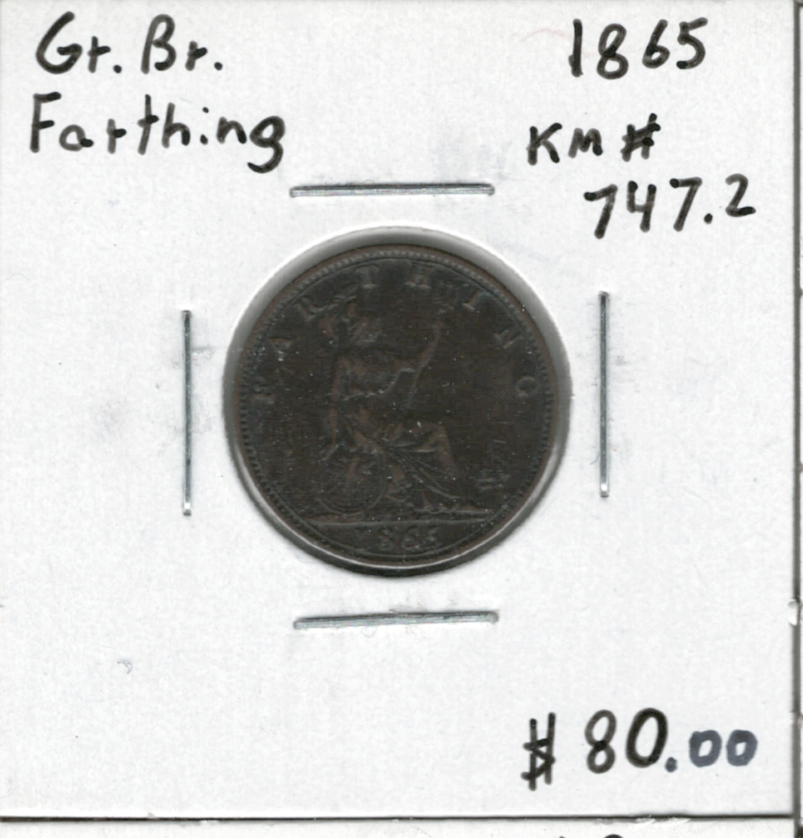 Great Britain: 1865 Farthing - London Coin Centre Inc.