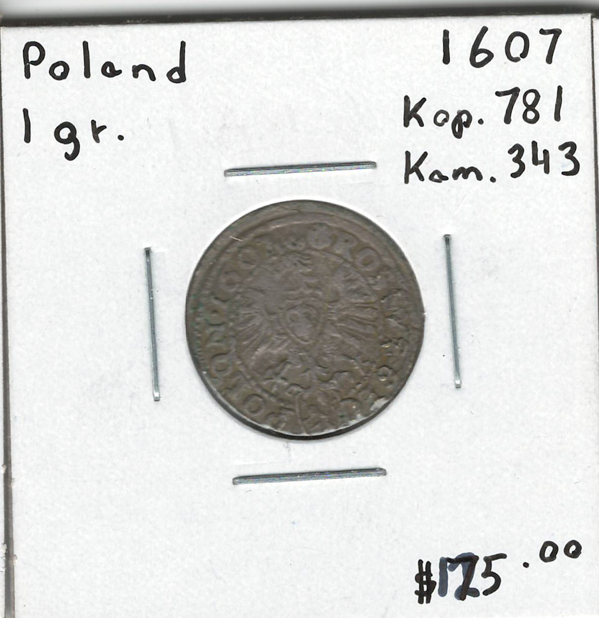 Poland: 1607 1 Grosz - London Coin Centre Inc.