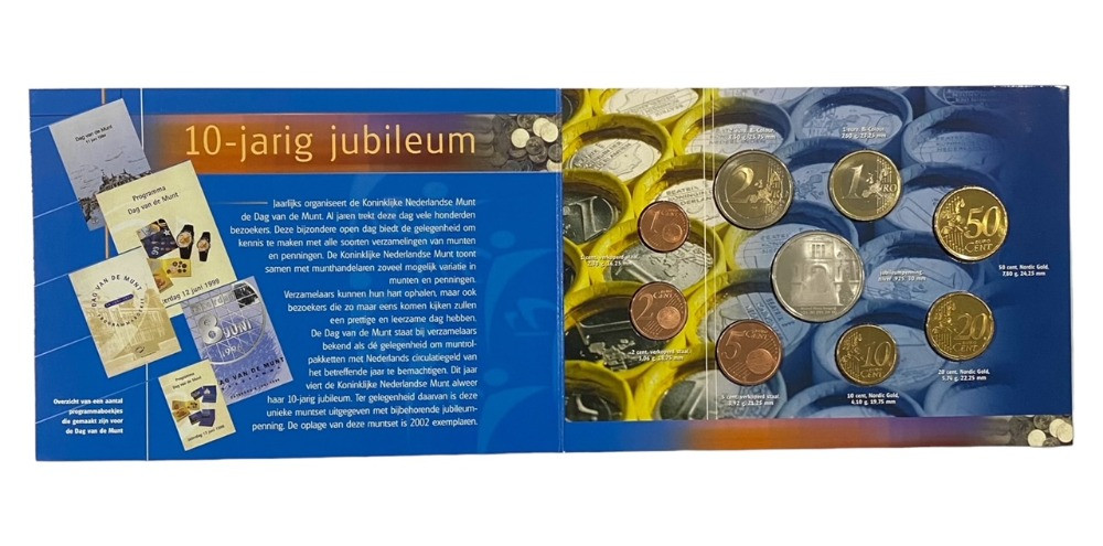 Netherlands: 2002 Dag Van De Munt Euro Coin Set Incl. Silver - London ...