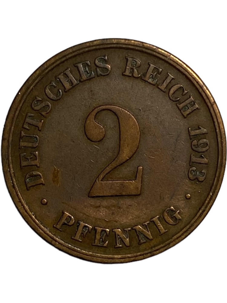 Germany: 1913 2 Pfennig - London Coin Centre Inc.
