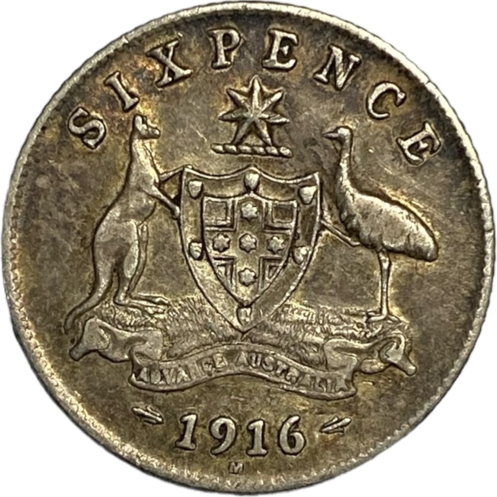 Australia: 1916-M Six Pence - London Coin Centre Inc.