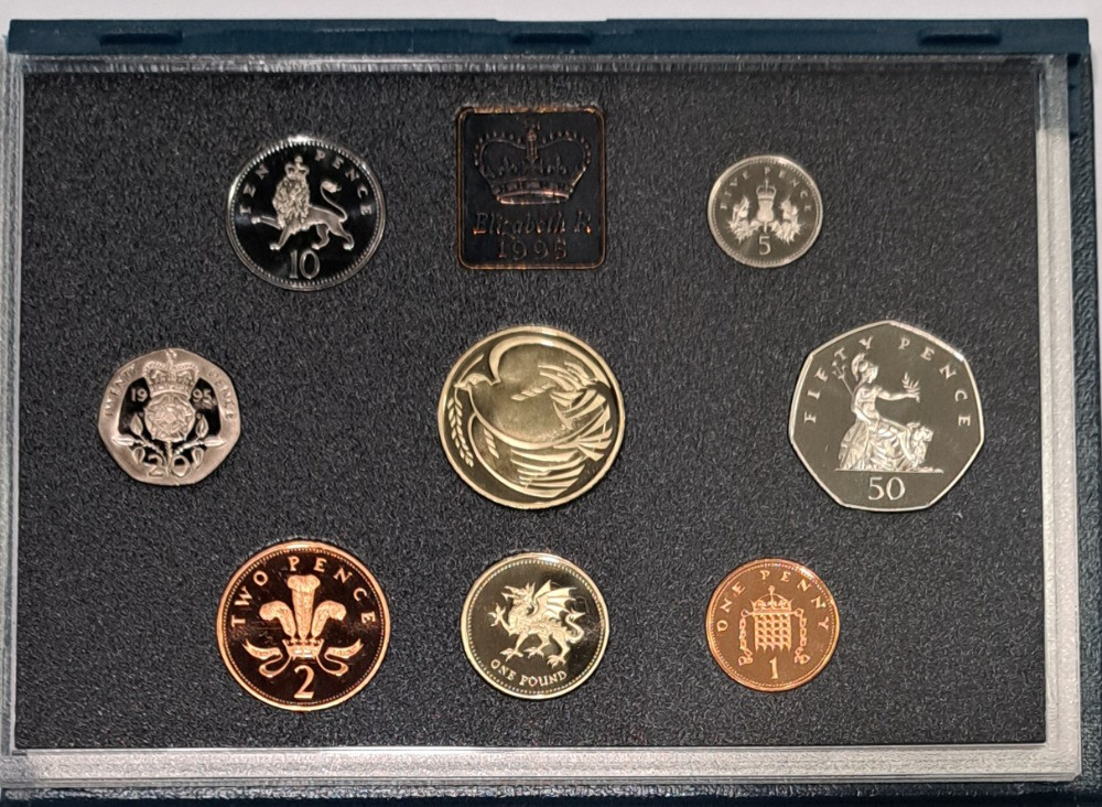 Great Britain: 1995 Proof Coin Collection (8 Coins) - London Coin ...