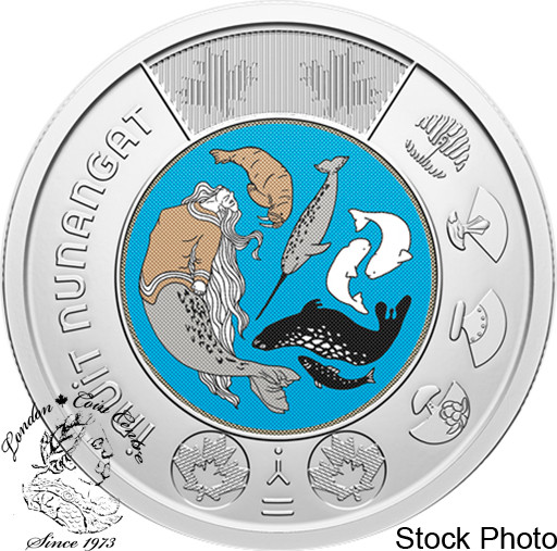 Canada: 2024 $2 Toonie Celebrating Inuit Nunangat Coloured BU - London ...