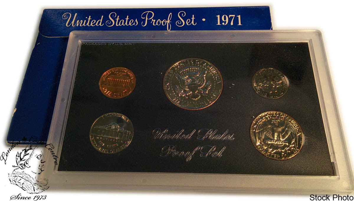 United States: 1971 Proof Coin Set - London Coin Centre Inc.