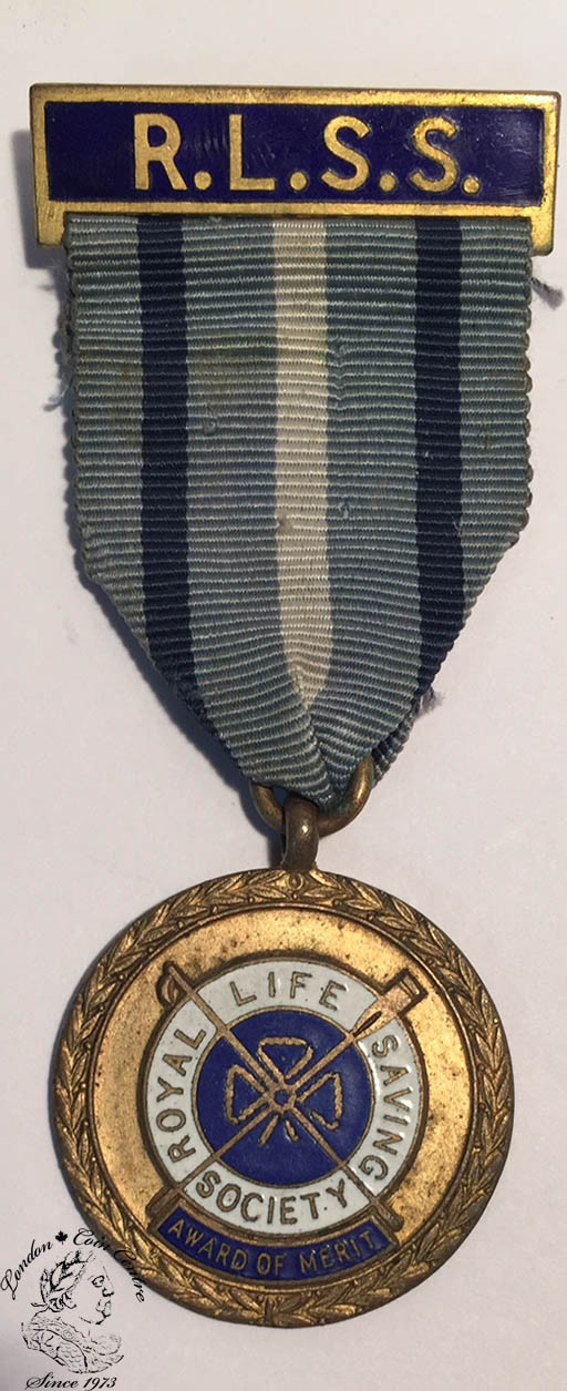 Canada: Royal Life Saving Society Medal - C. Elder 1951 - London Coin ...