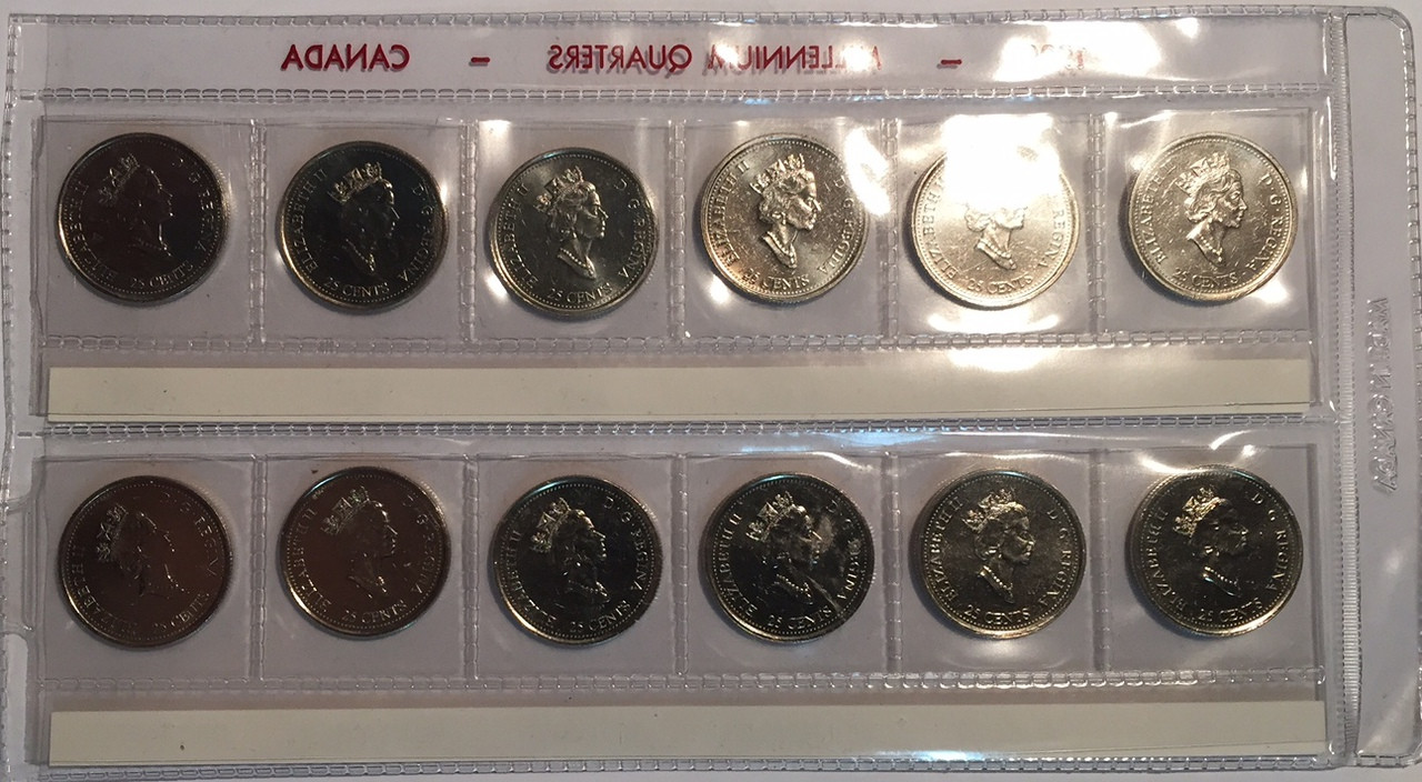 Canada: 1992 25 Cent 125 Year of Confederation Provinces Coin Set ...