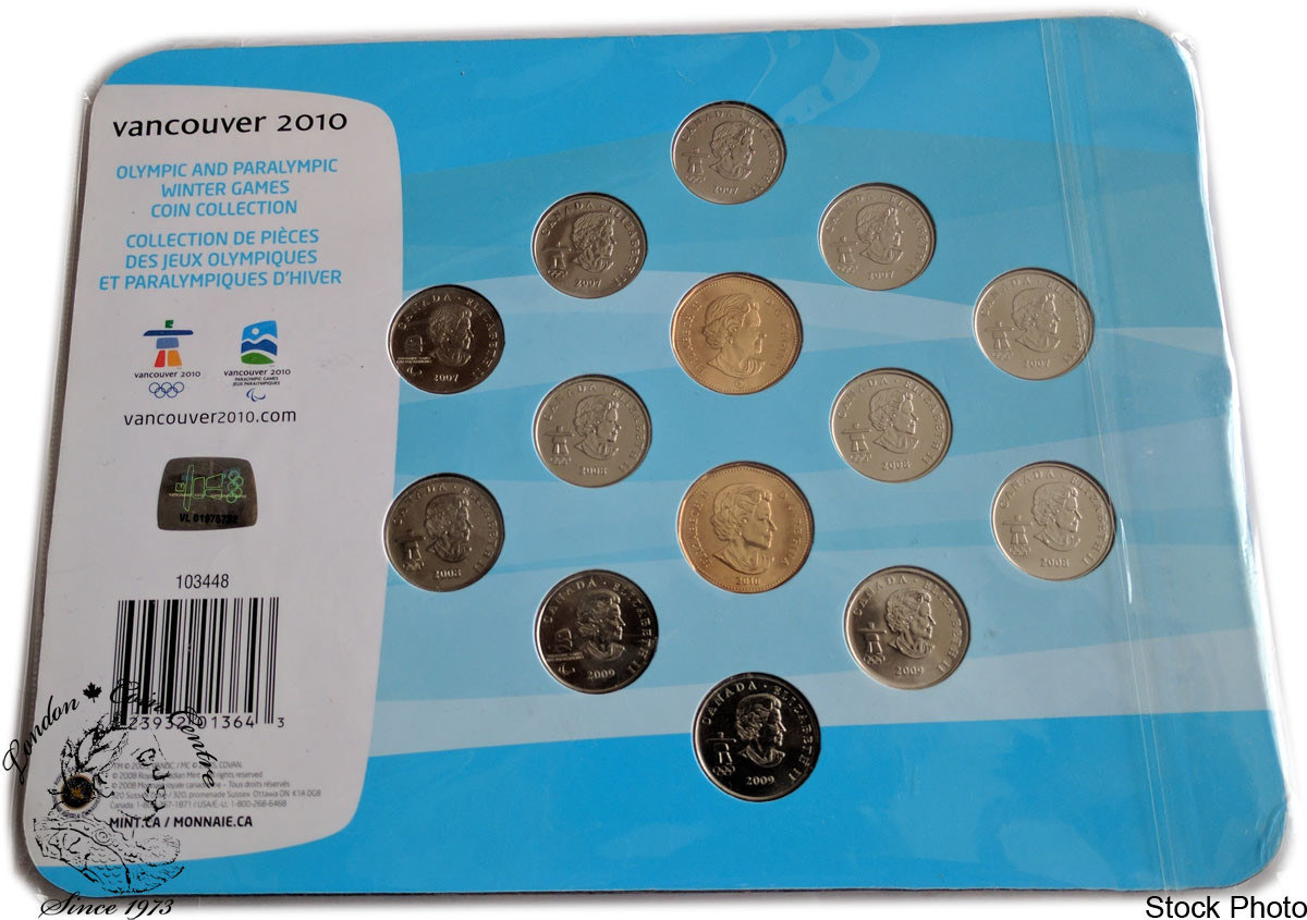 Canada: 2010 Vancouver Olympic Winter Games Coin Collection Set ...