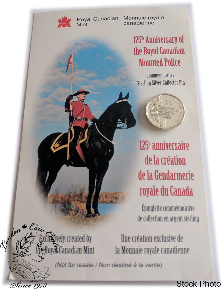 Canada: 1973 $1 Royal Canadian Mounted Police Centennial Silver Dollar ...
