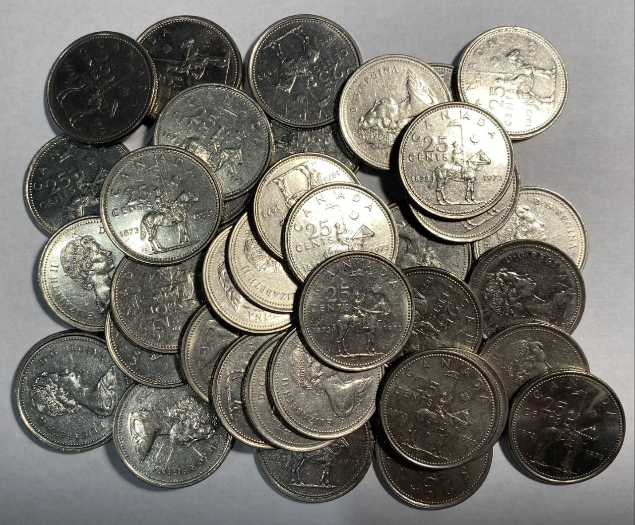 COIN ROLLS - Canadian 25 Cent Rolls (40 Coins) - Page 1 - London Coin ...