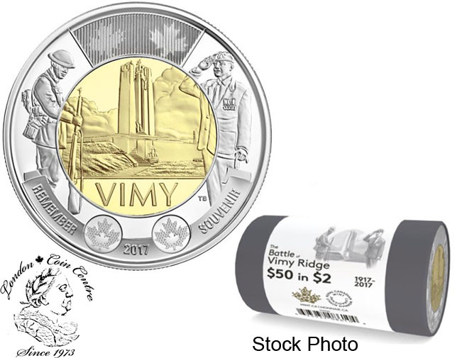COIN ROLLS - Canadian 2 Dollar Rolls (25 Coins) - Page 1 - London Coin ...