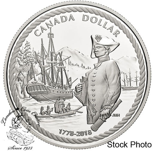 Canada: 2018 $1 240th Anniversary of Captain Cook at Nootka Sound Proof ...