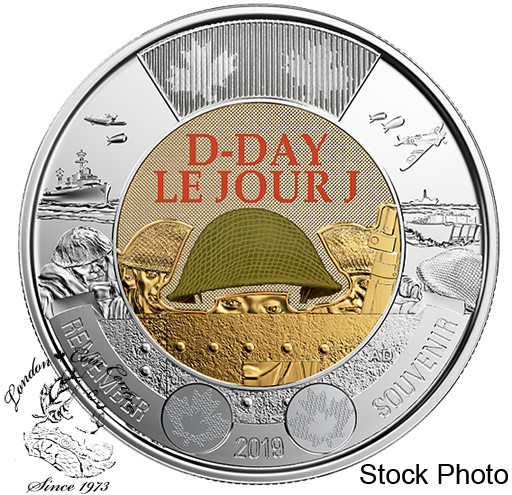 Canada: 2018 $2 Toonie Armistice Poppy BU Coloured Coin - London Coin ...
