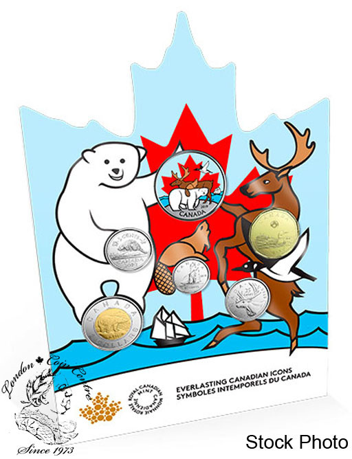 Canada: 2019 Everlasting Canadian Icons Circulation Coin Set - London ...