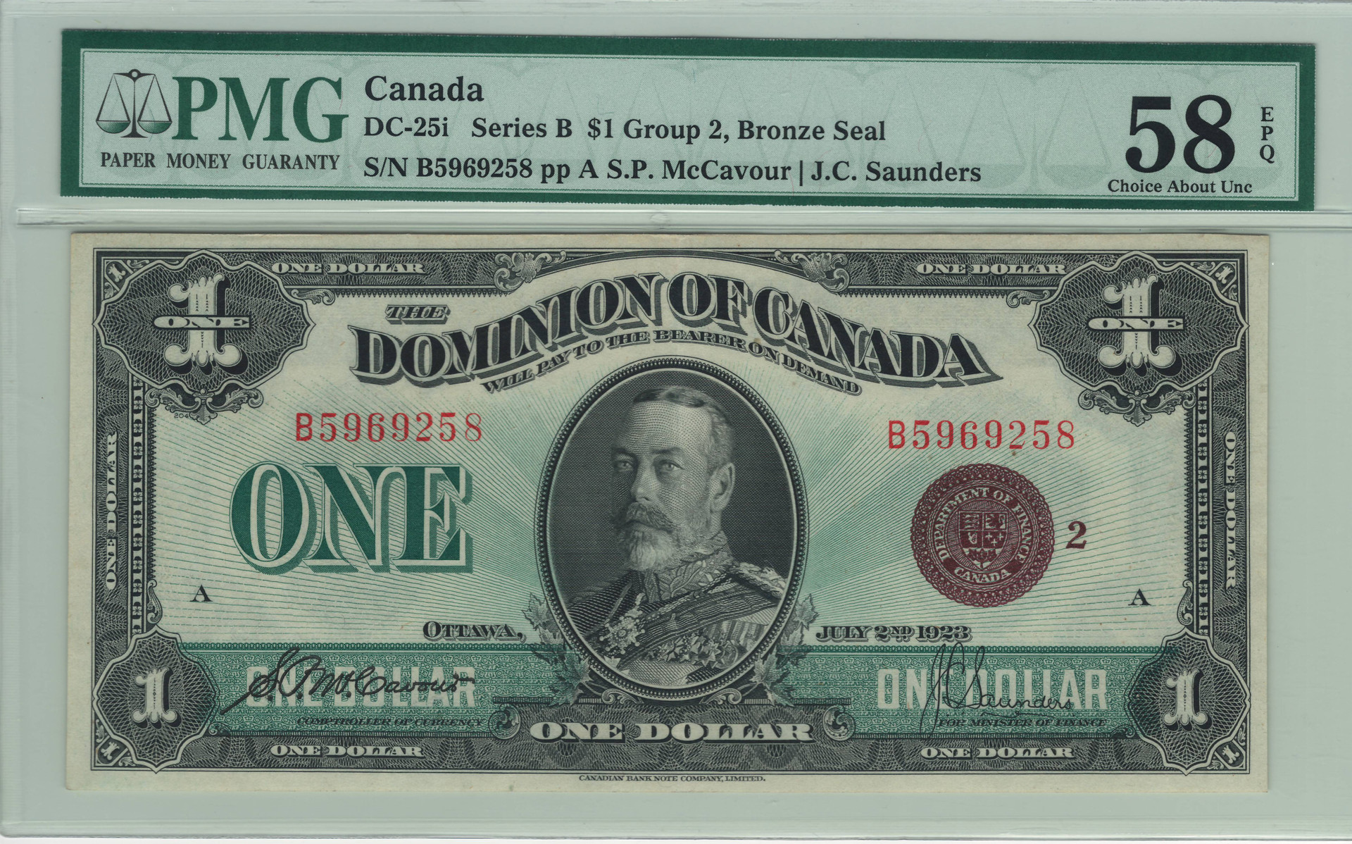 BANKNOTES - Canada - Dominion of Canada Banknotes - $1.00 Issues ...