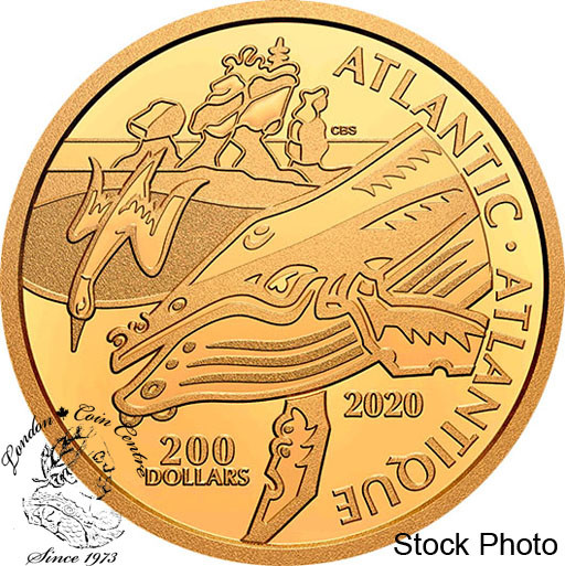 Canada: 2018 $200 Canadian Coastal Symbols: The Pacific Pure Gold Coin ...