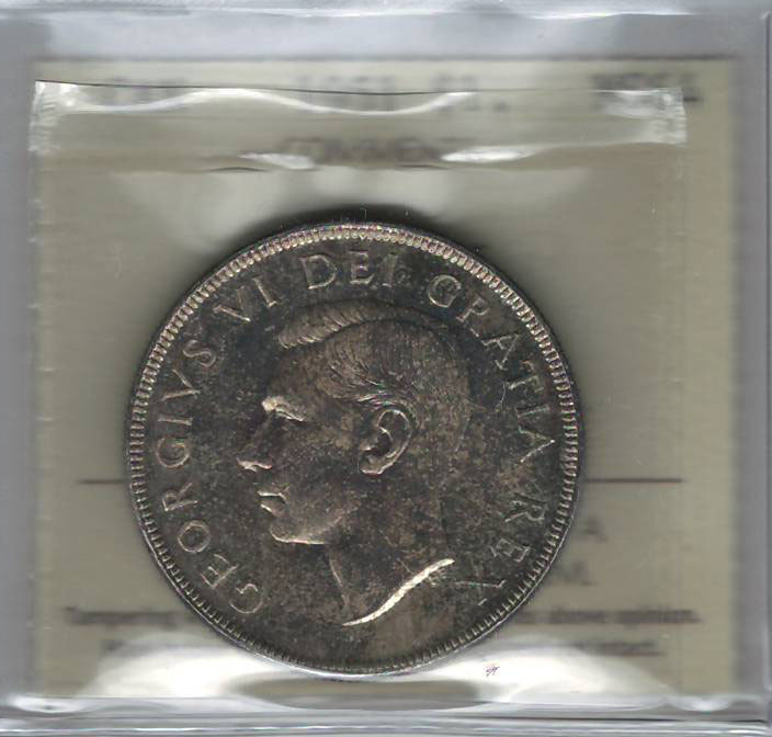 Canada: 1951 Silver Dollar Arnprior ICCS MS64 - London Coin Centre Inc.