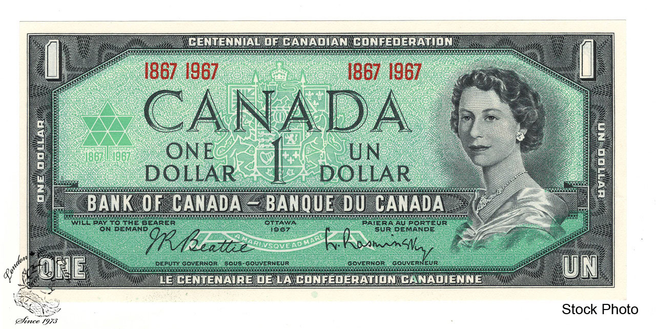 BANKNOTES - Canada - Bank of Canada - Canadian 1967 Banknotes - London ...