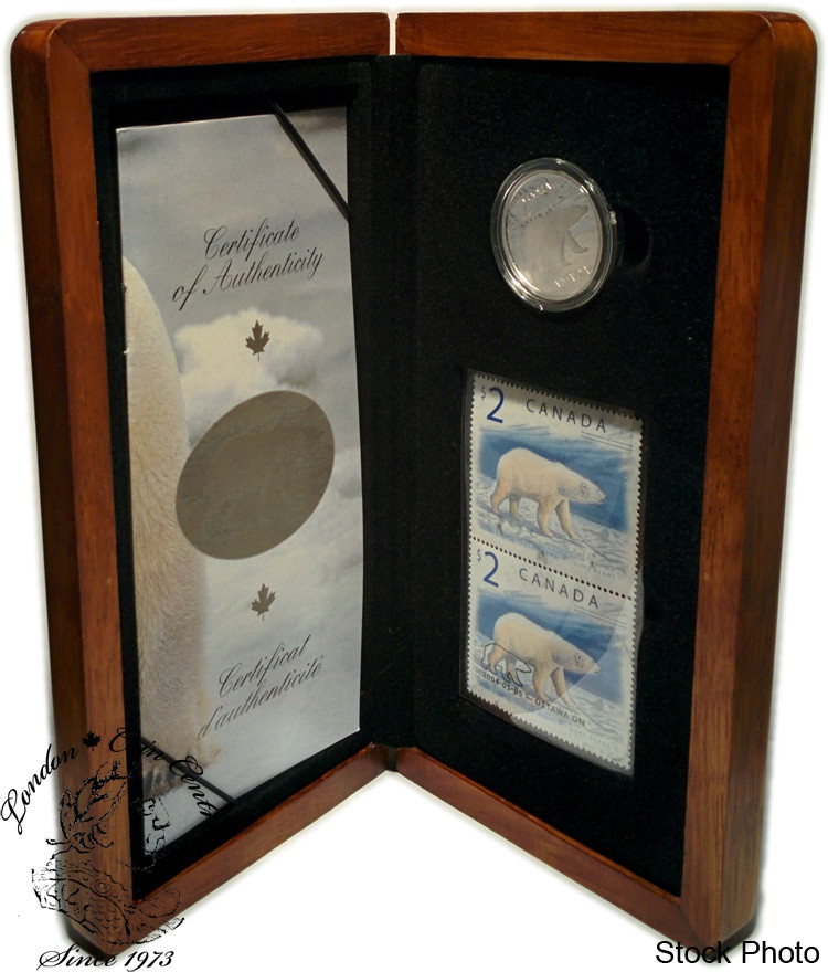 Canada: 2004 $1 Limited-Edition Stamp & Coin Set. Elusive Loon - London ...