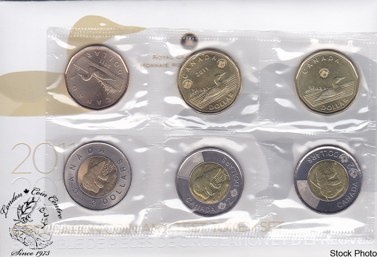 Canada: 2011- 2012 Circulation Coin & Test Token Coin Set - London Coin ...