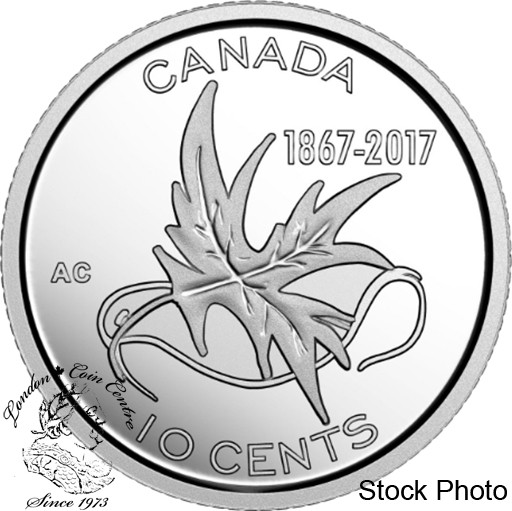 Canada: 2017 10 Cent Wings of Peace Proof Pure Silver Coin - London ...