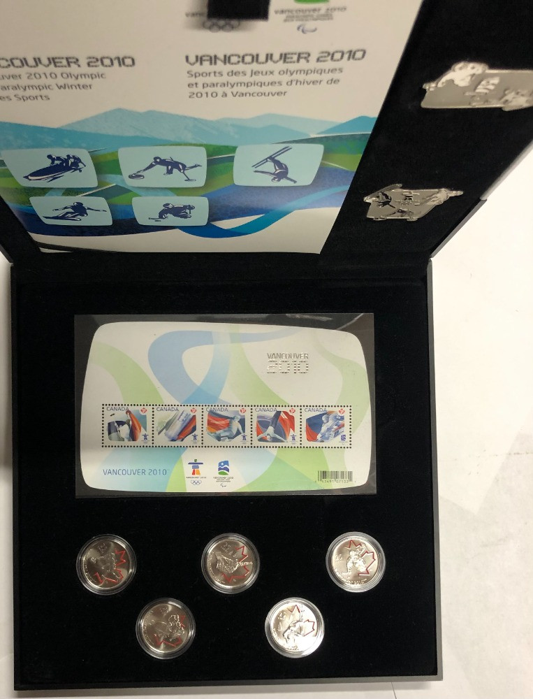 Canada: 2010 Silver Vancouver Olympic Coin Set - London Coin Centre Inc.