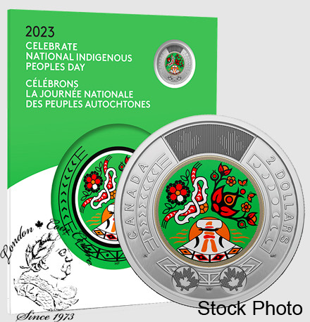 Canada: 2023 $1 Honouring Elsie MacGill Coloured Loonie Coin - London ...