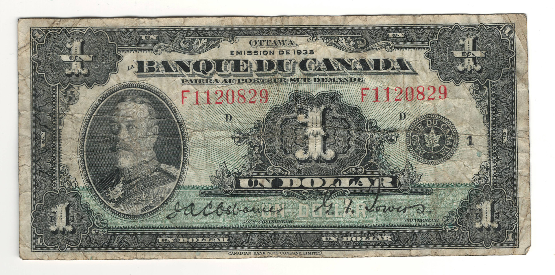 BANKNOTES - Canada - Bank of Canada - Canadian 1935 Banknotes - Page 1 ...