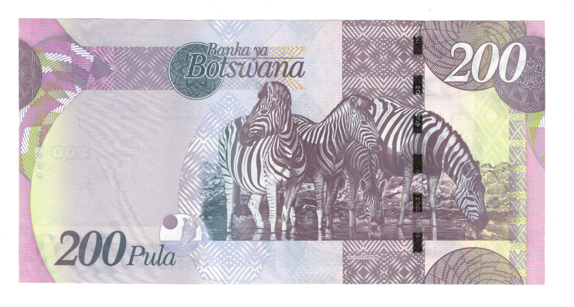 Botswana: 2009 200 Pula Banknote - London Coin Centre Inc.