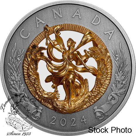 Canada: 2024 $50 Allegory of Freedom Pure Silver Coin - London Coin ...