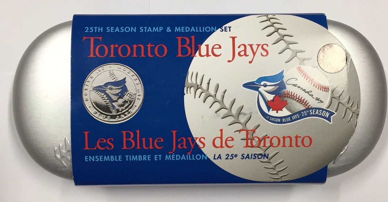 Canada: 2001 Toronto Blue Jays 25th Season Stamp & Medallion Set ...