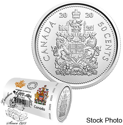Canada: 2022 50 Cent Special Wrap Circulation Roll - London Coin Centre ...