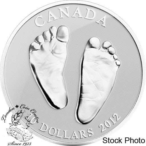 Canada: 2018 $10 Welcome To The World: Baby Feet Fine Silver Coin ...