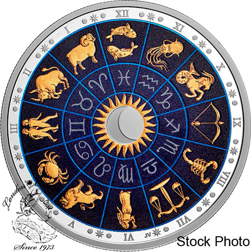 Canada: 2022 $30 Signs of the Zodiac 2 oz Pure Silver Glow in The Dark ...