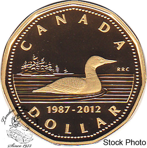 Canada: 2012 $1 Pure Silver Two Loons Coloured Coin - London Coin ...