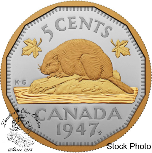 Canada: 2023 5 Cent 1947 Maple Leaf Mark 2 oz Pure Silver Coin - London ...