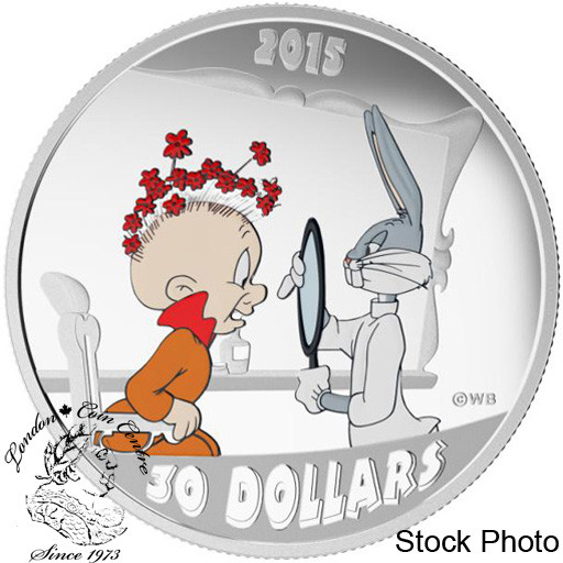 Canada: 2015 $30 Looney Tunes™Classic Scenes: Fast and Furry-ous Silver ...
