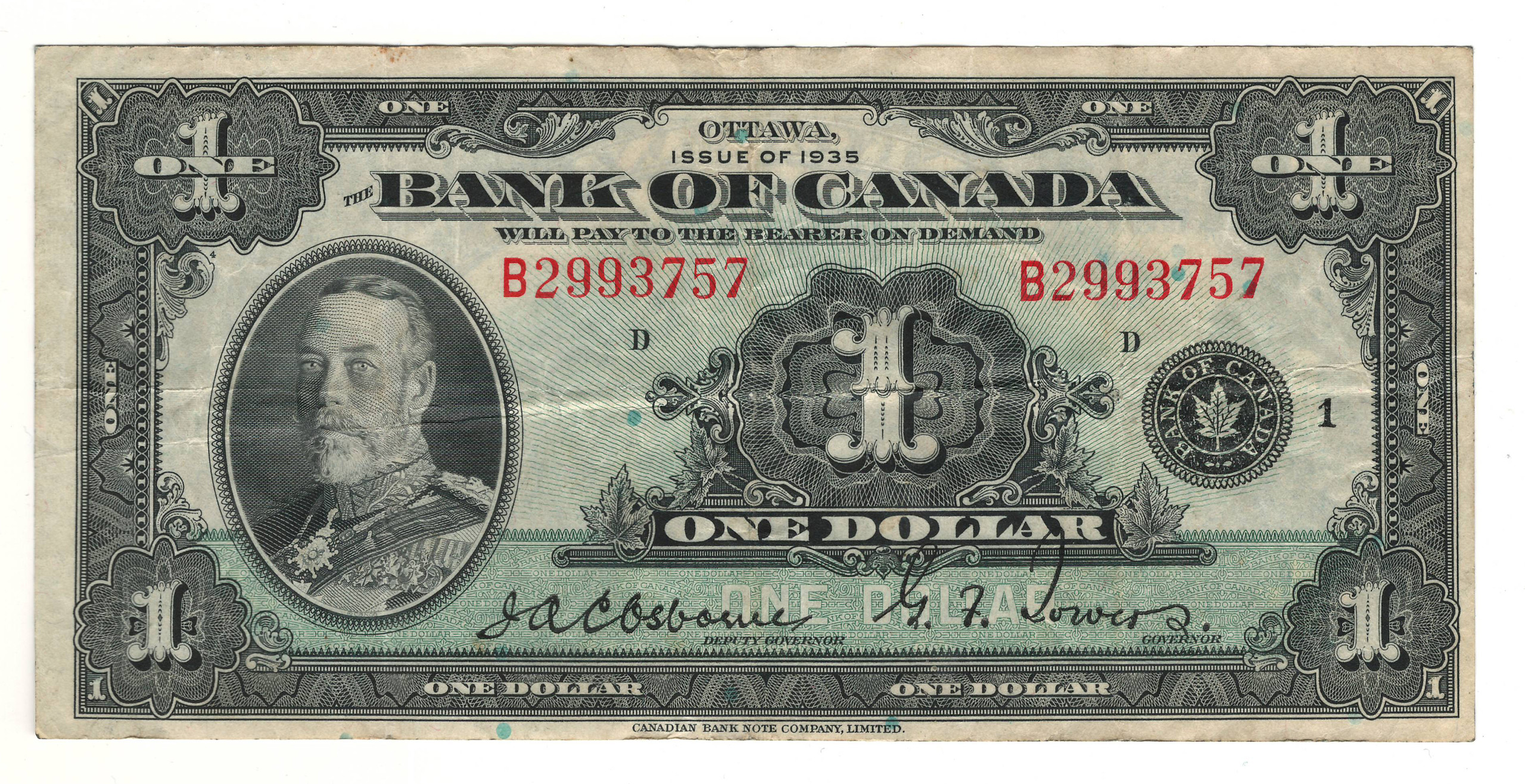 BANKNOTES - Canada - Bank of Canada - Canadian 1935 Banknotes - Page 1 ...