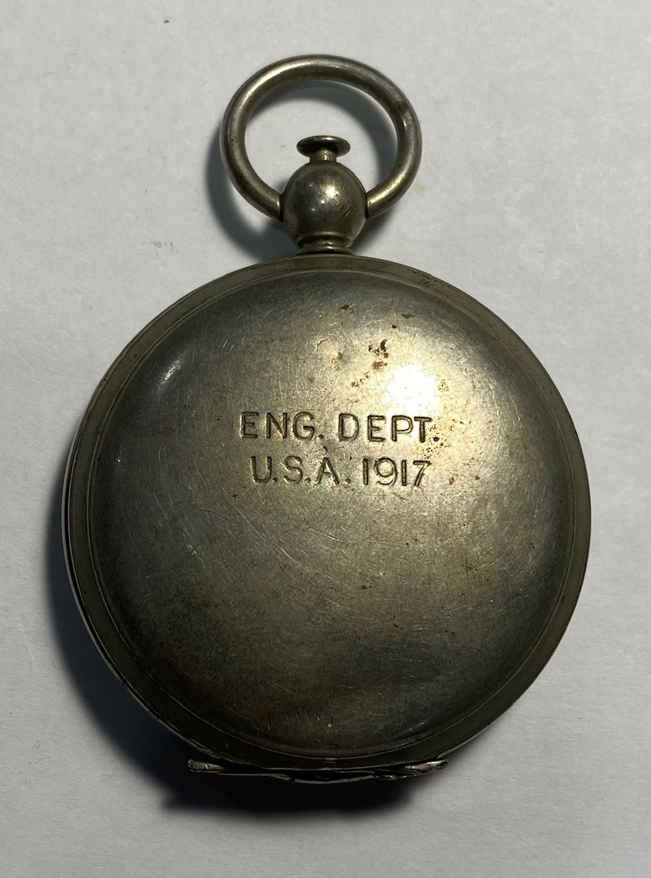 United States: ENG. DEPT. U.S.A. 1917 Military Compass - London Coin ...