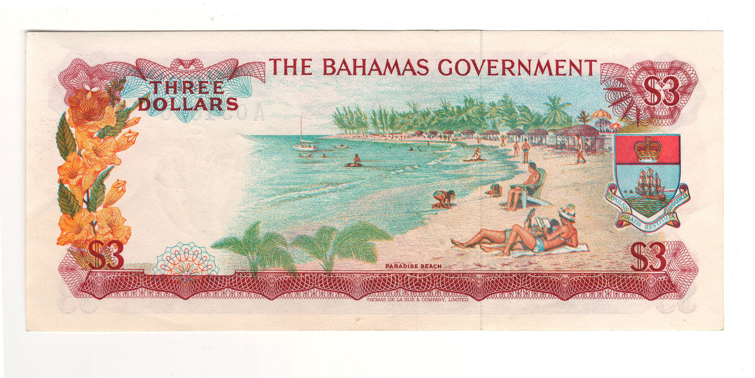 Bahamas: 1965 $3 Banknote - London Coin Centre Inc.